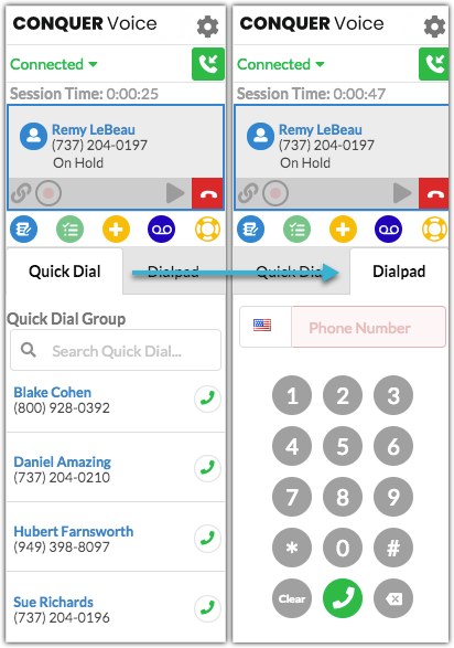 Dial Pad Guide – CONQUER Support