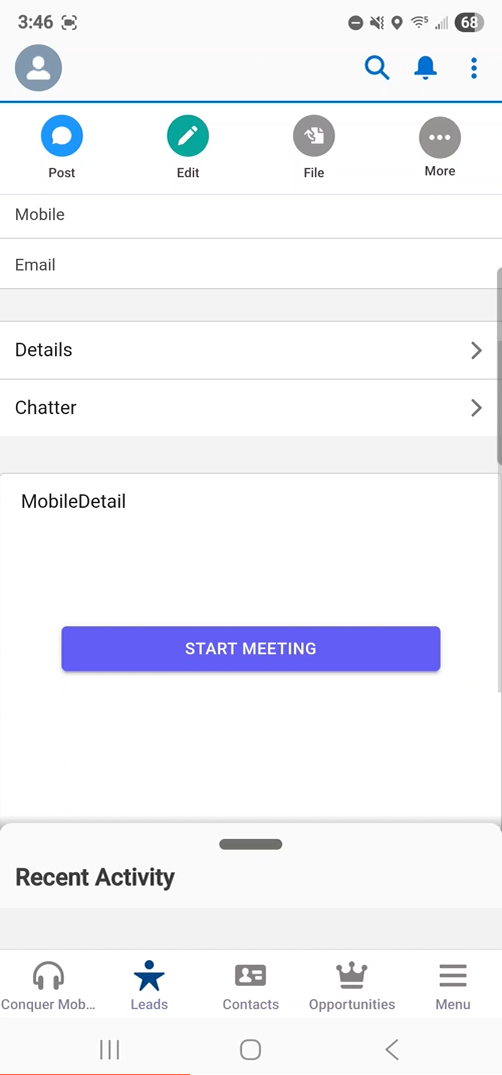 In-Person Meetings on Mobile – CONQUER Support